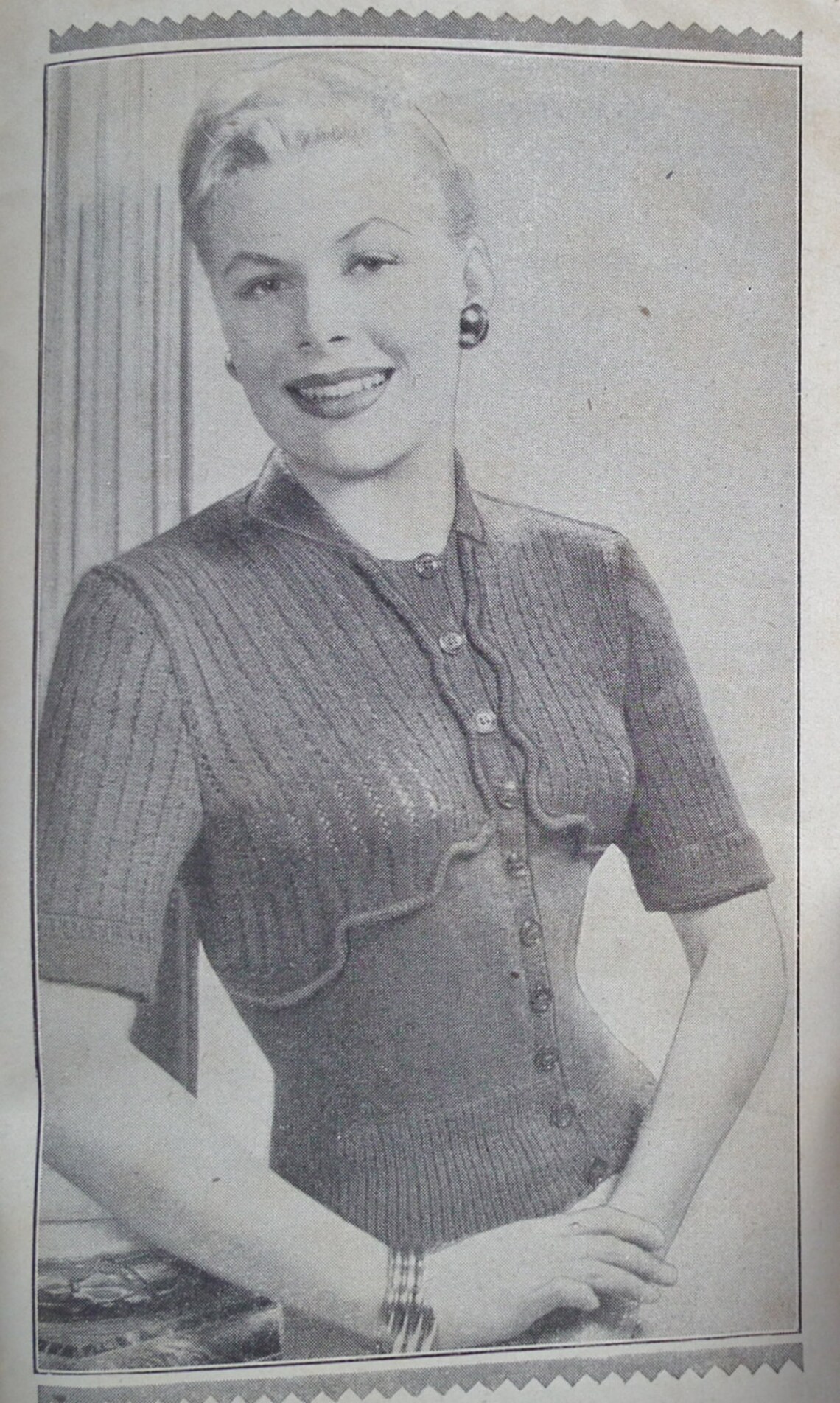 Vintage 40s 50s Knitting Patterns Leaflet Jumpers and Jackets Book ...