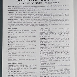 Vintage 1950s Knitting Pattern Women's Sweater Magyar Blouse 50s ...