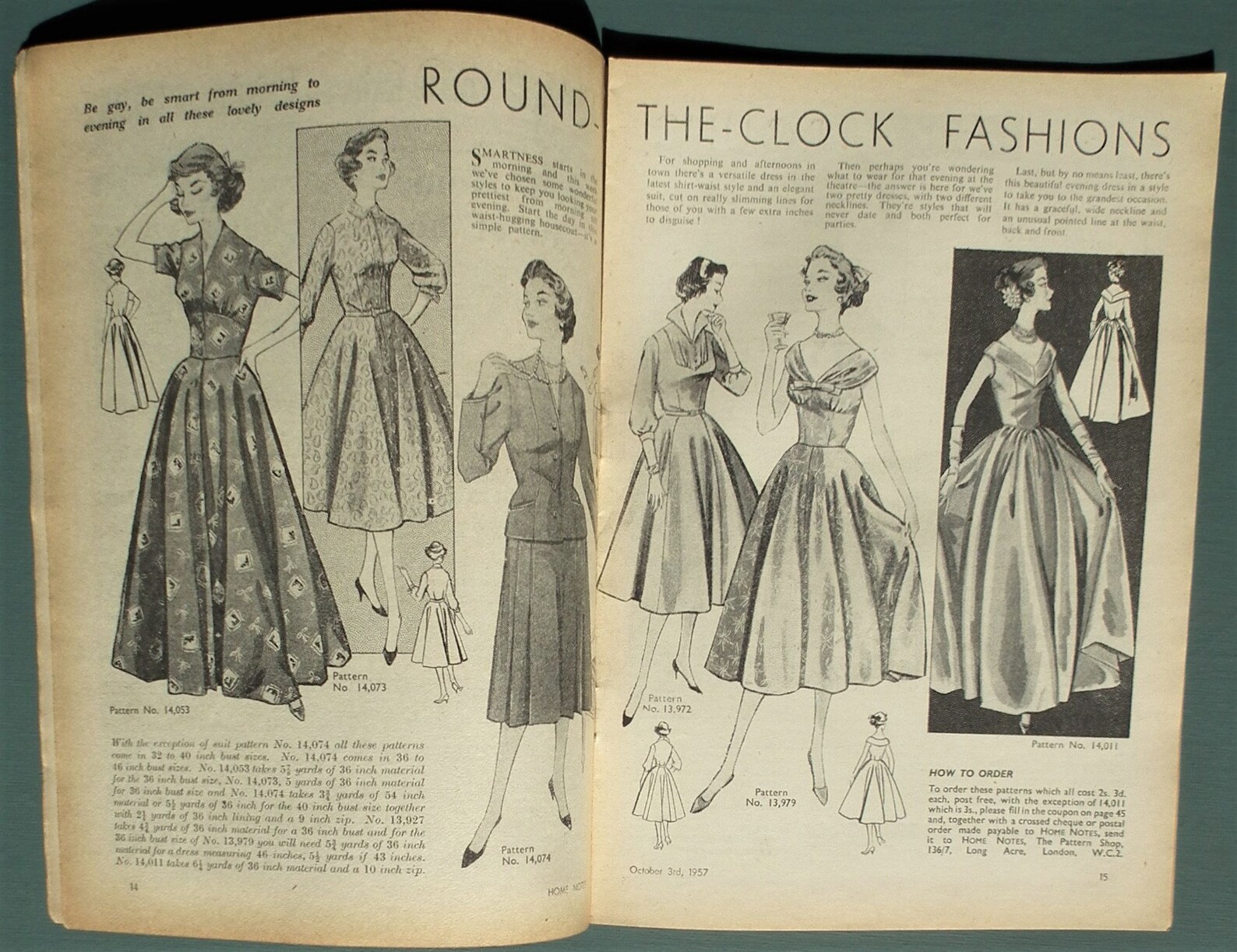 Home Notes Vintage 1950s Women's Magazine UK 1957 Plus Knitting ...