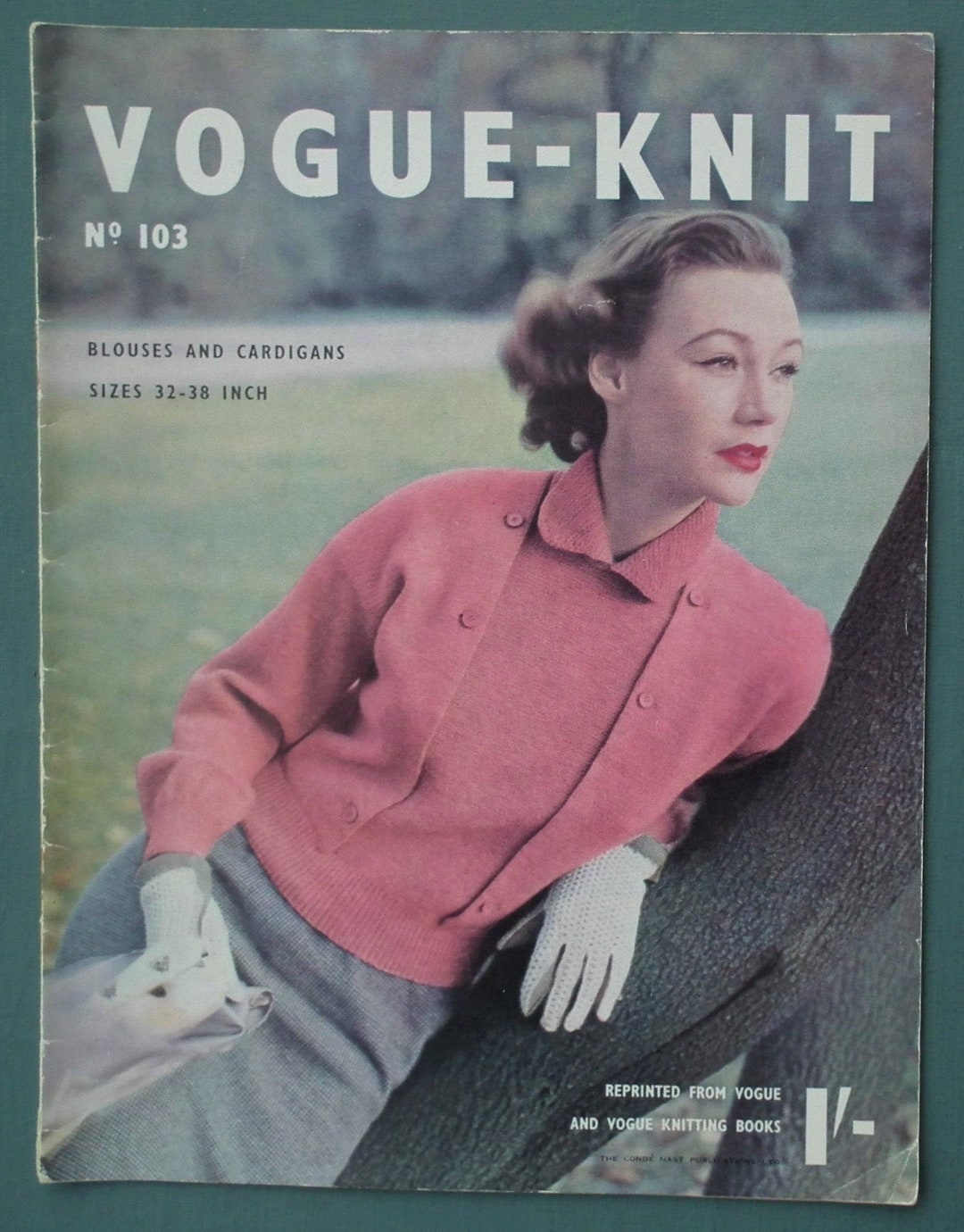 Vogue-knit No. 103 Blouses and Cardigans Women's Knitting Patterns ...