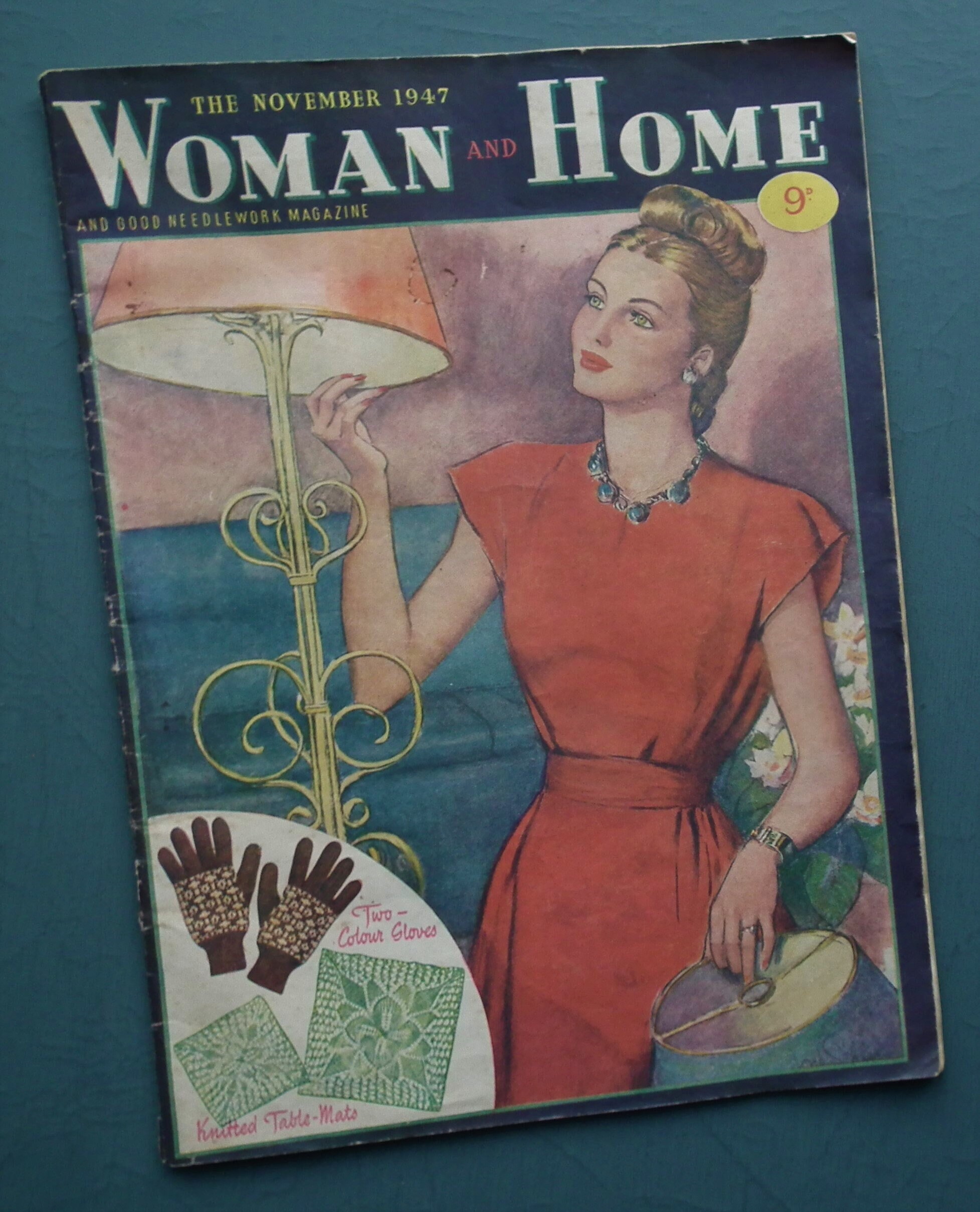 Woman and Home November 1947 Vintage 1940s Magazine - Original 40s ...