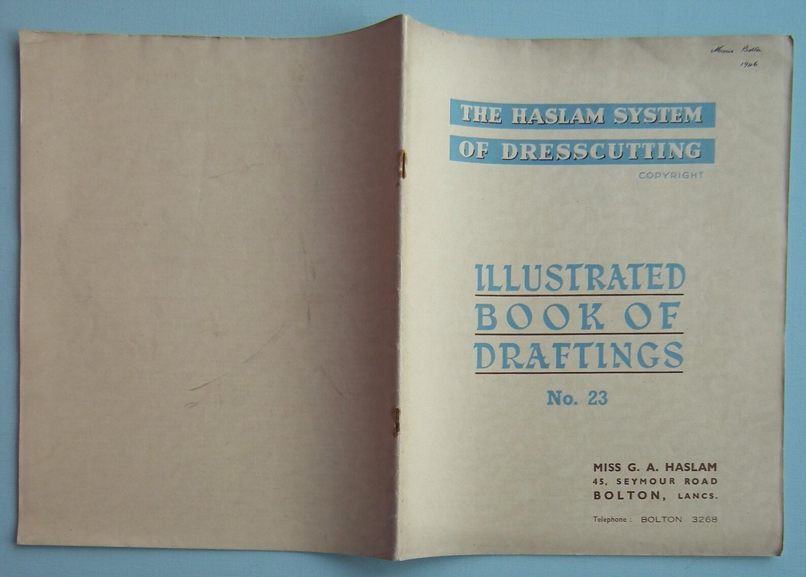 The Haslam System of Dresscutting Illustrated Book of | Etsy