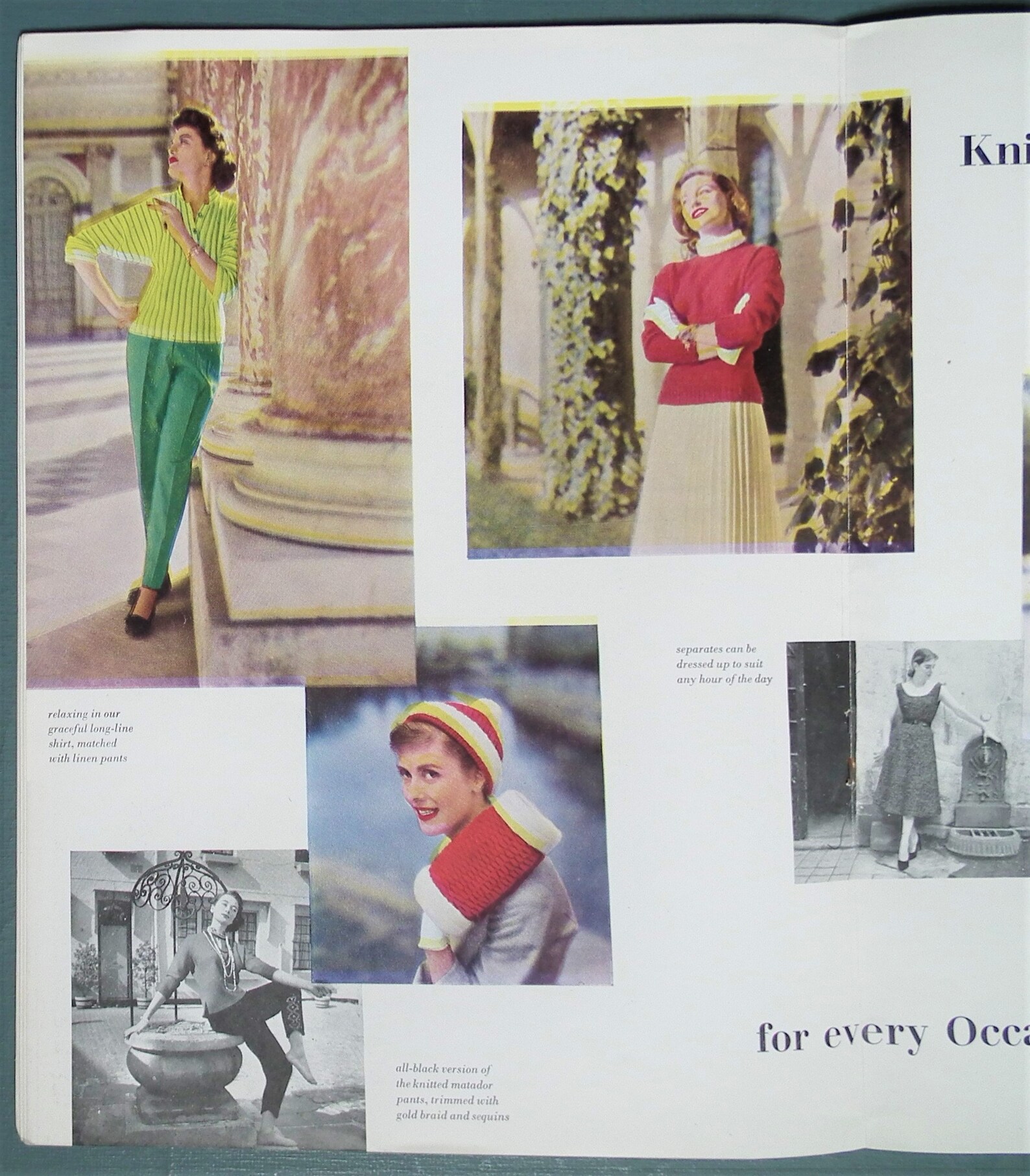 Vintage Knitting Patterns 1950s Knitting Book Fashion Knits by - Etsy