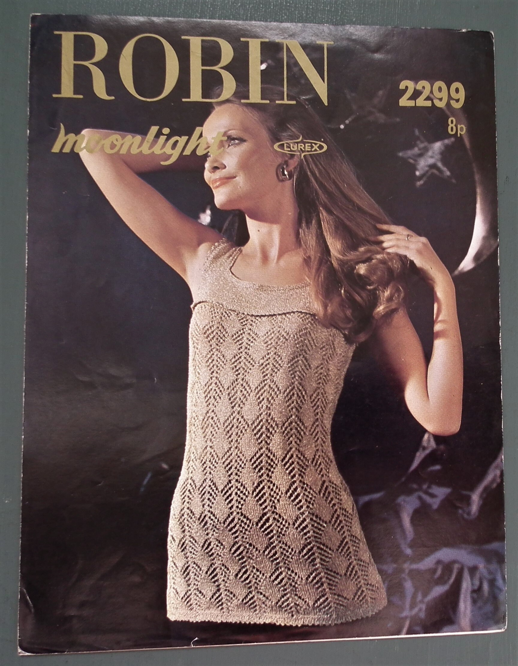 Original Vintage 1970s Knitting Pattern Women's Retro 70s Lacy Evening ...
