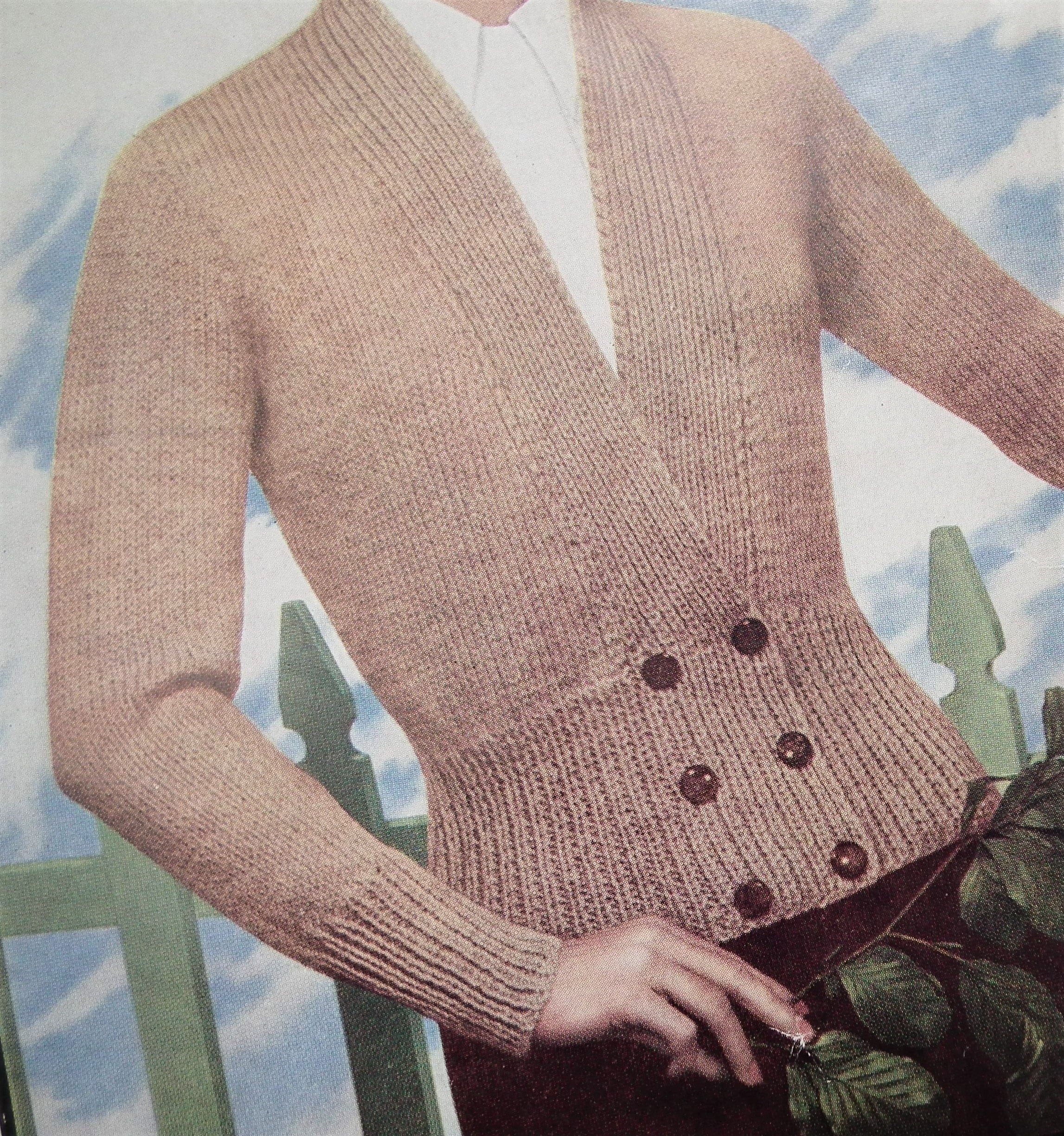 Vintage 1940s Knitting Pattern Women's Cardigan Ladyship No. 3104 UK ...