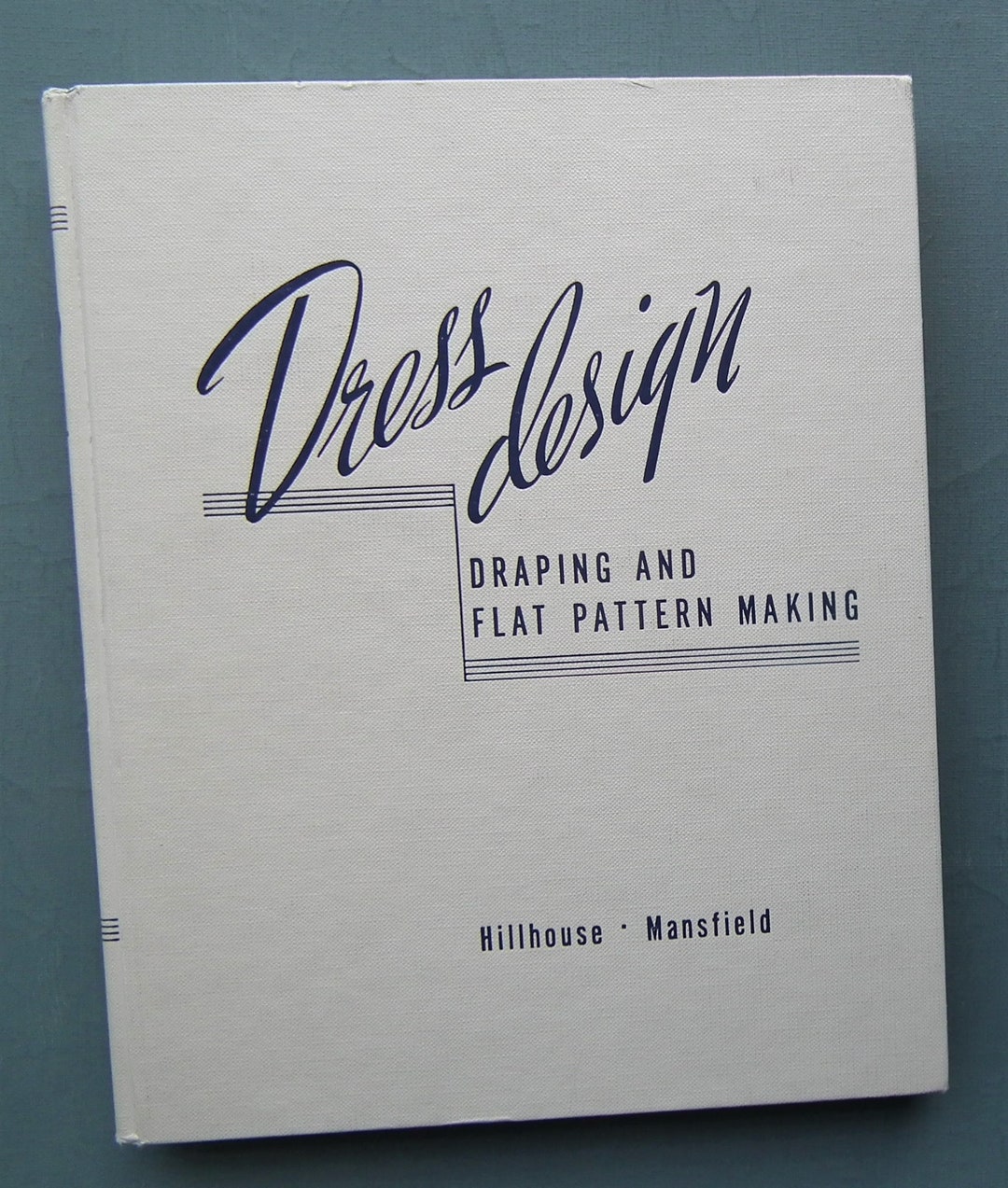 Dress Design Draping and Flat Pattern Making Vintage 1940s Sewing ...