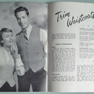 Double Knitting for the Family Vintage 40s 50s Knitting Patterns Book ...