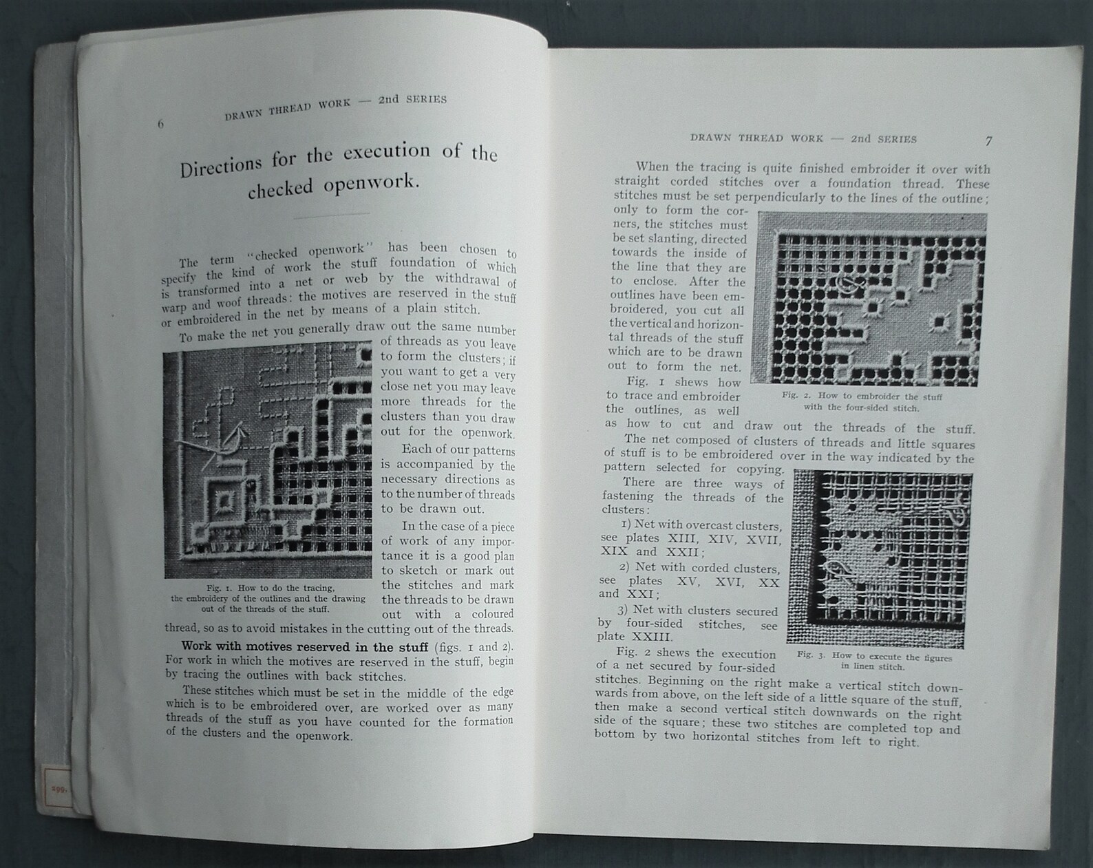 Drawn Thread Work Iind 2nd Series Antique Vintage Sewing Book - Etsy