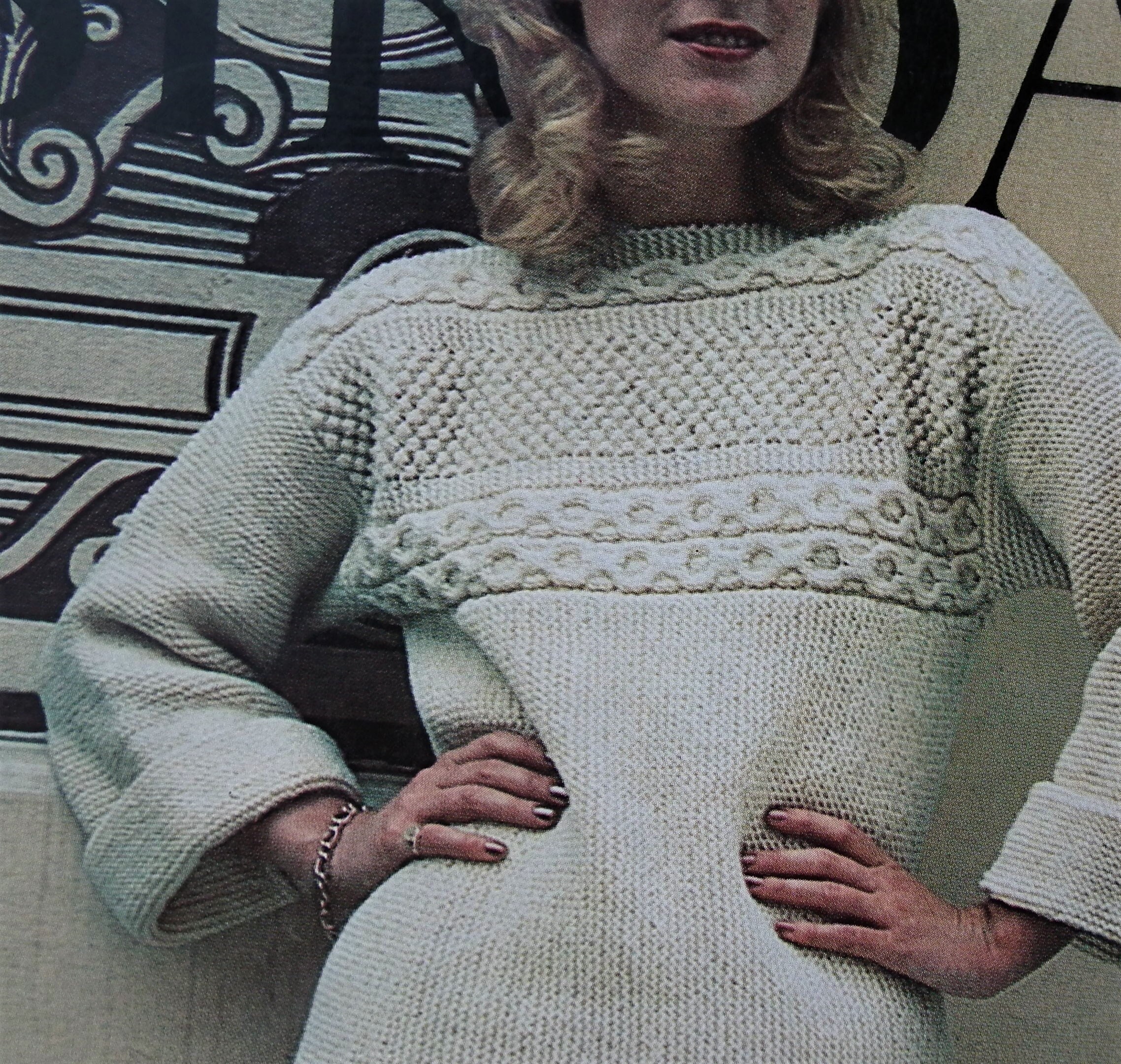 Vintage 1970s Knitting Pattern Women's Casual Suit Sweater and Skirt ...