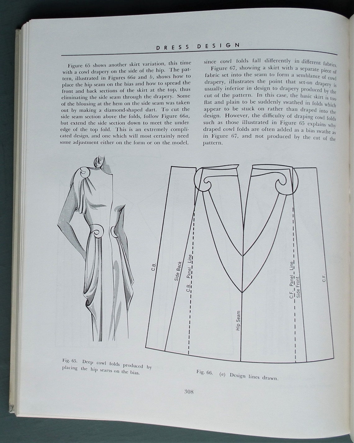 Dress Design Draping and Flat Pattern Making Vintage 1940s | Etsy