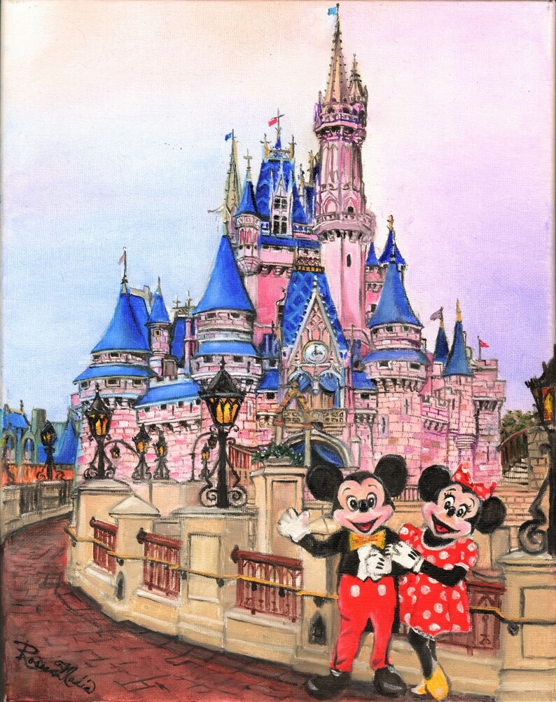 Magic Kingdom a Print From the Original Oil Painting by - Etsy