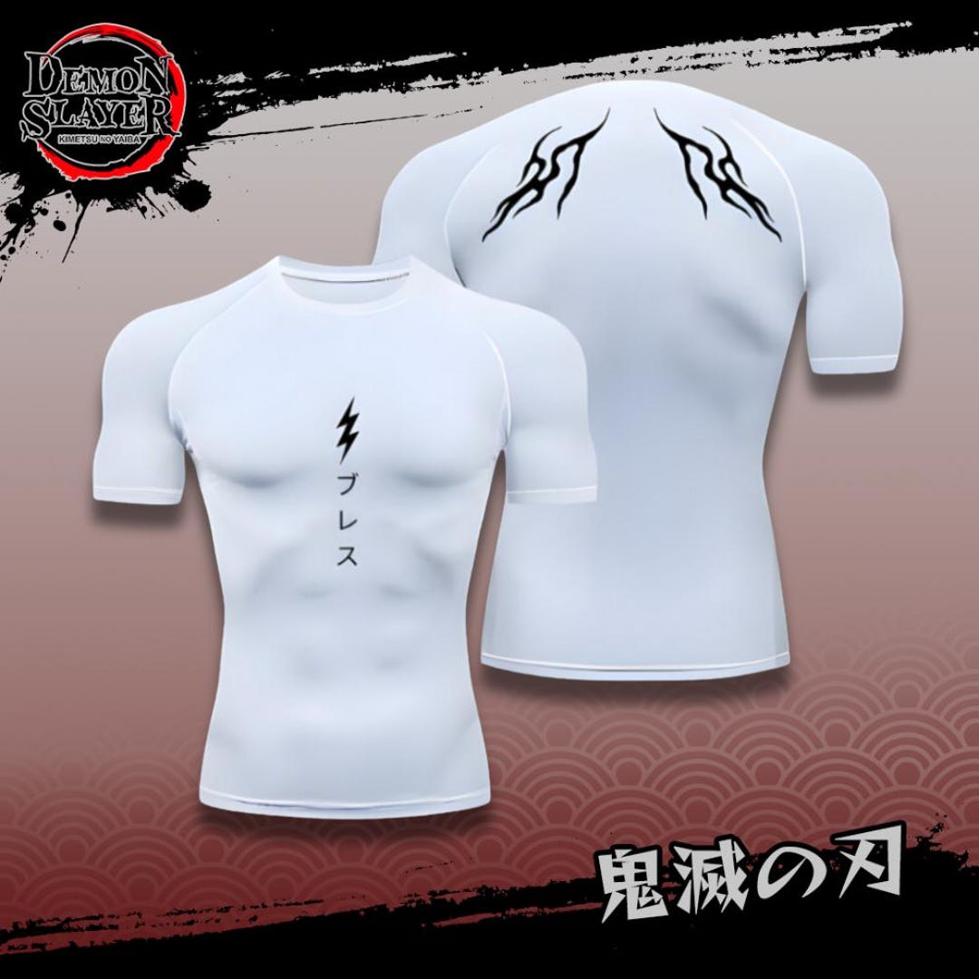 Zenitsu Compression Shirt | Demon Slayer, Zenitsu, Thunder Breathing ...