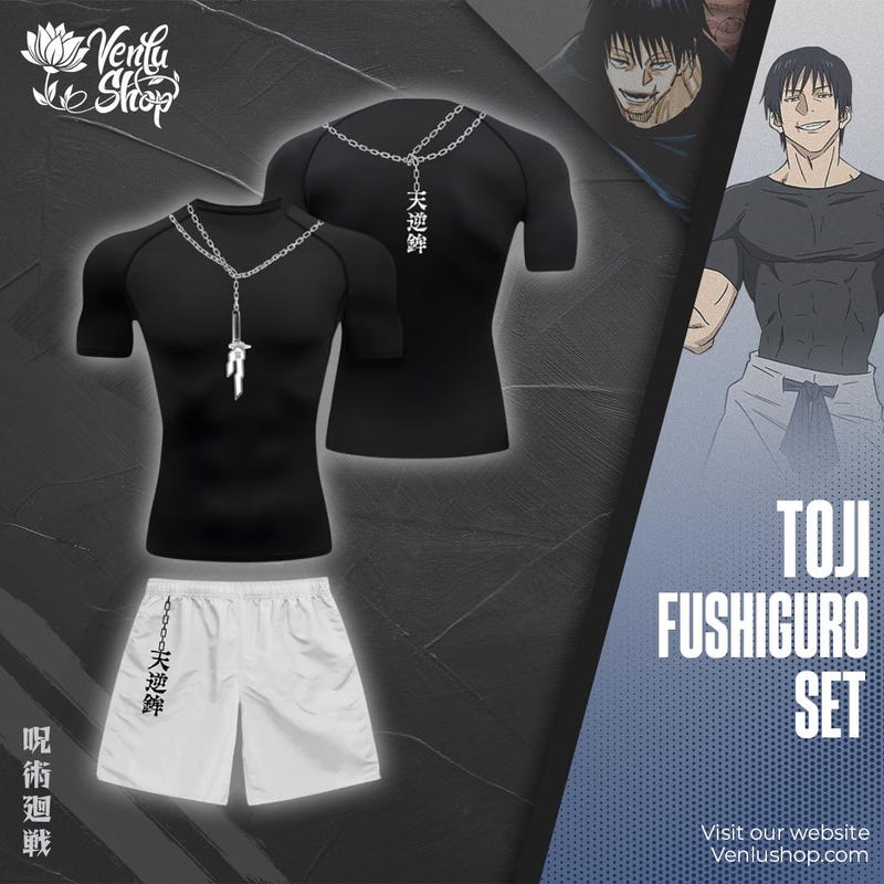 Toji Fushiguro Outfit - Etsy