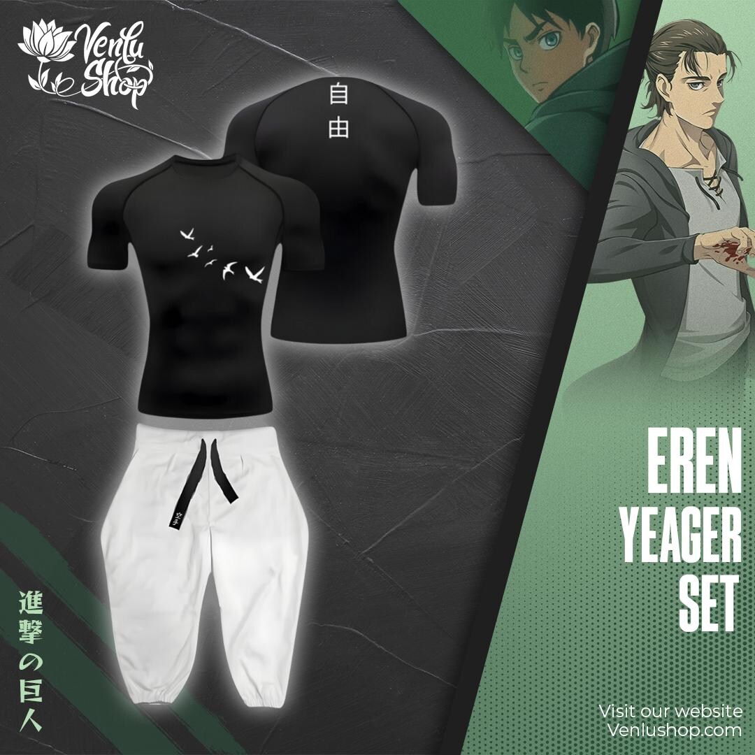 Eren Shonen Set Attack on Titan, AOT, Eren Jaeger, Titans, Freedom ...