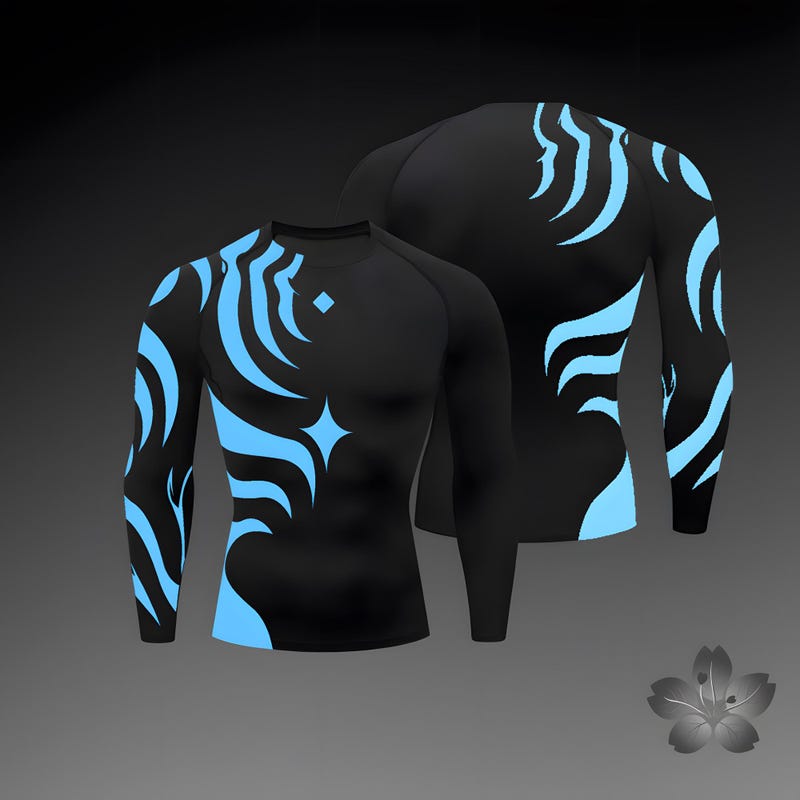 Anime Gym Compression Shirt - Etsy