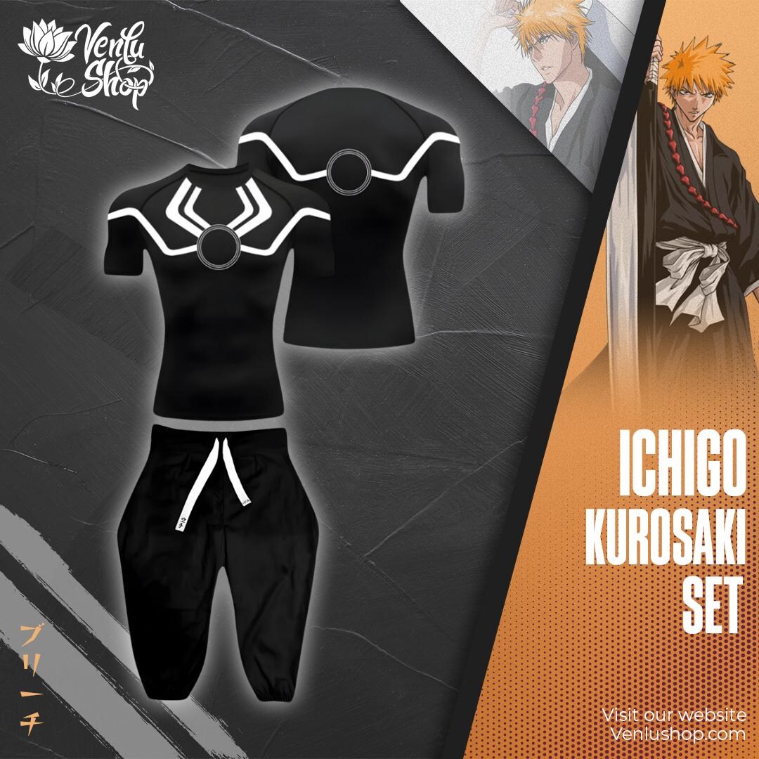 Ichigo Shonen Set | Ichigo Kurosaki, Bleach, Anime, Gym, Gymset, Outfit ...
