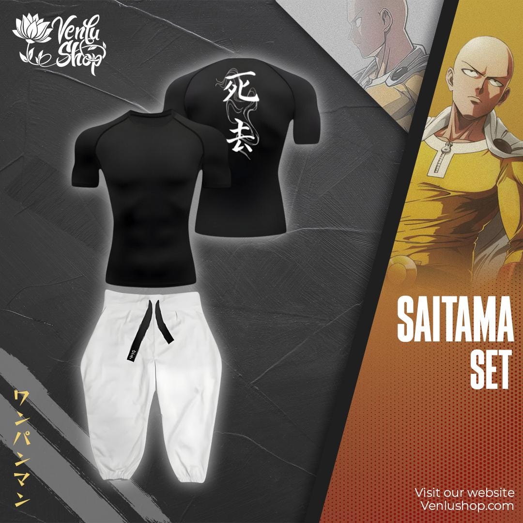 Saitama Shonen Set | One Punchman, OPM, Anime, Gym, Boxing, Hero ...