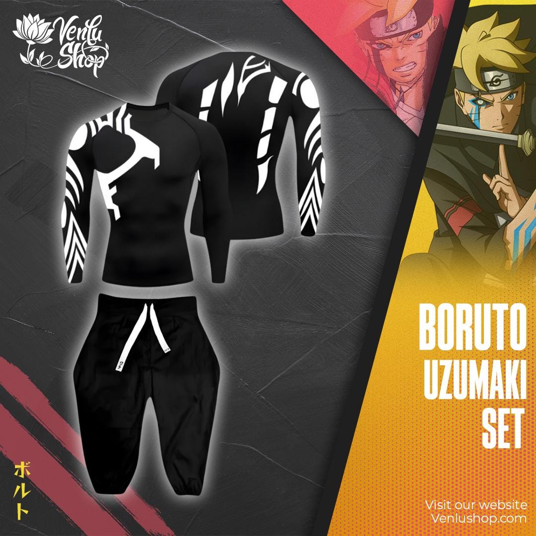 Boruto Shonen Set | Anime, Gym, Clothing Sets, Karma, Uzumaki Boruto ...