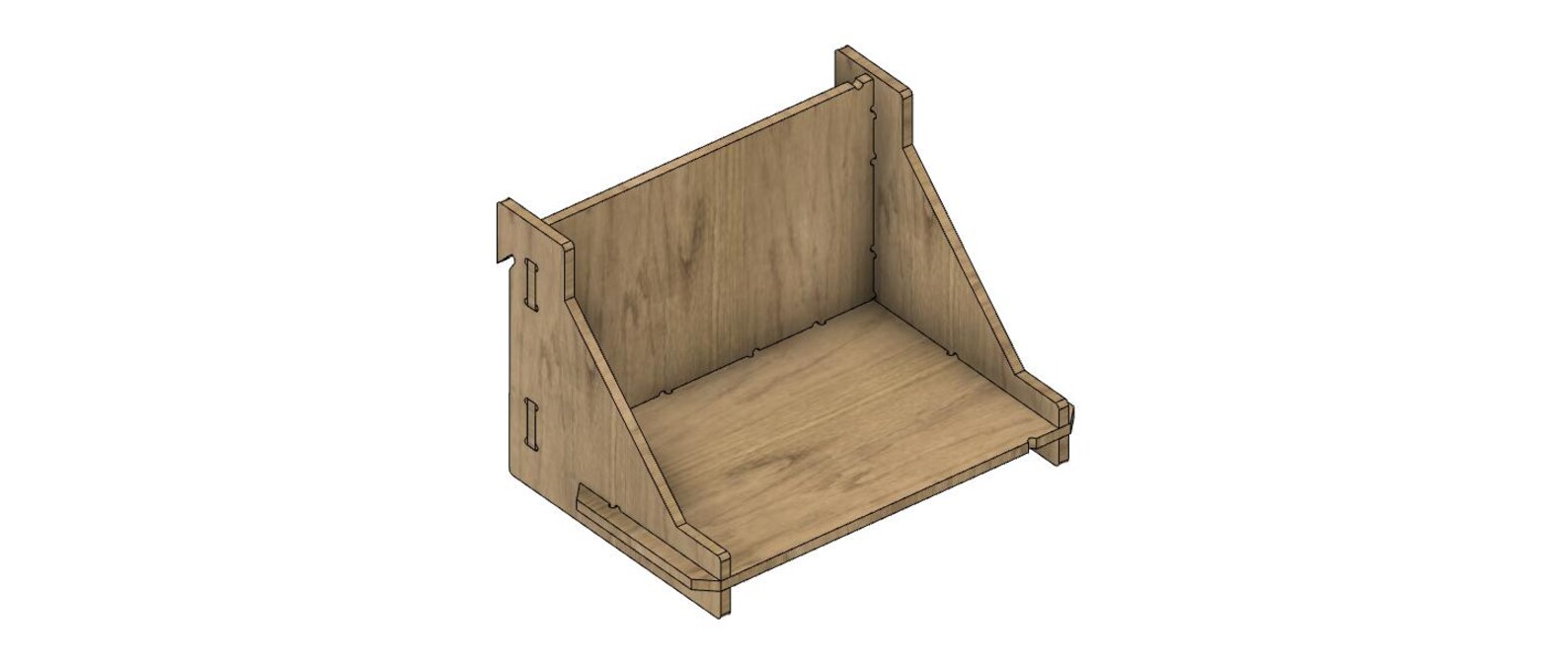 Medium Equipment Storage Rack DXF Files - French Cleat System (friction ...
