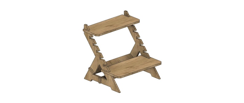 Table Top Standing Desk (friction Fit - No Screws Needed) - CNC Cut ...