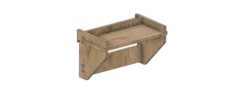 Small Sized Equipment Storage Rack DXF Files - for French Cleat System ...