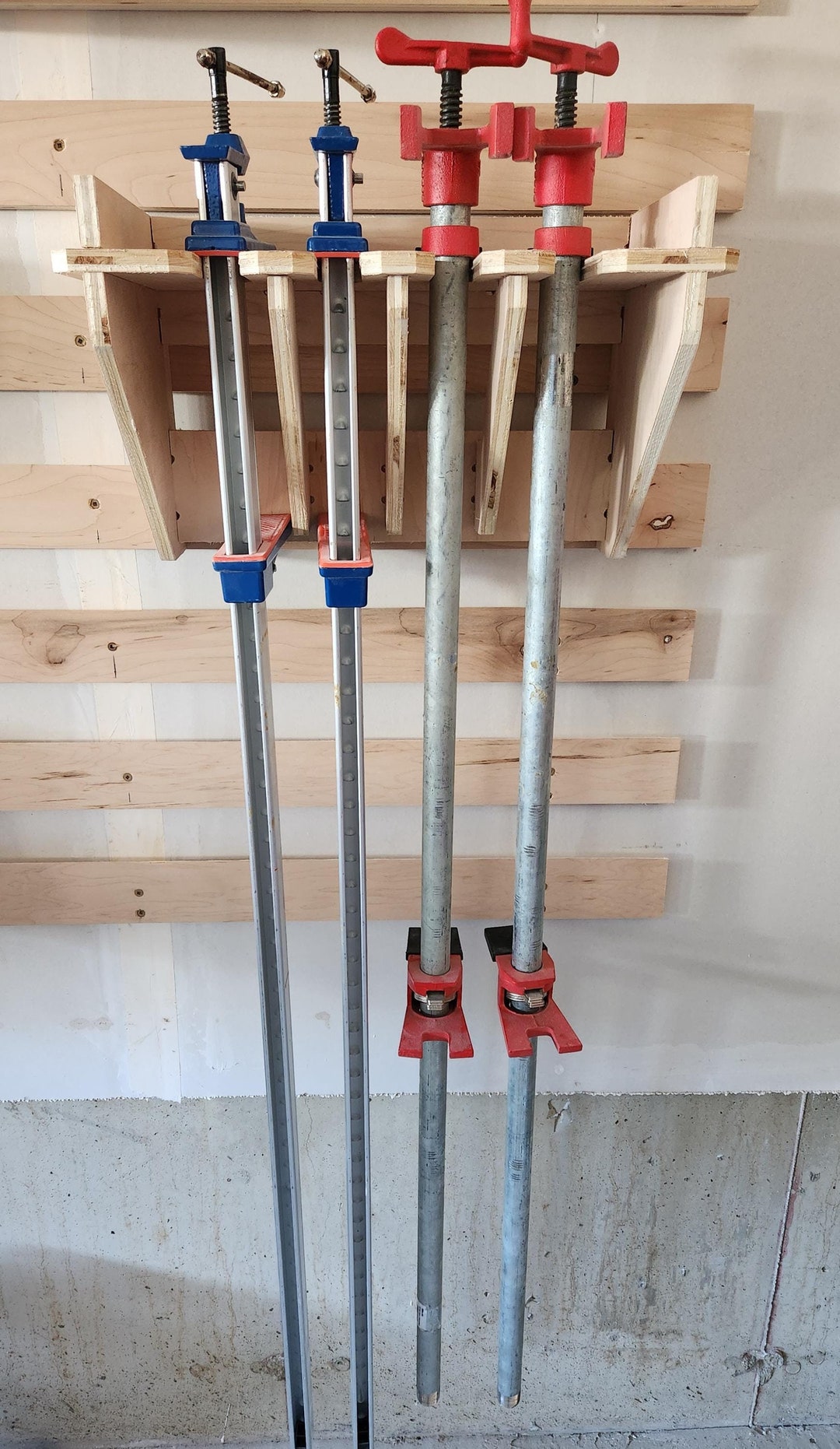 Bar Clamp Organizing Rack DXF Files - French Cleat System (friction Fit ...