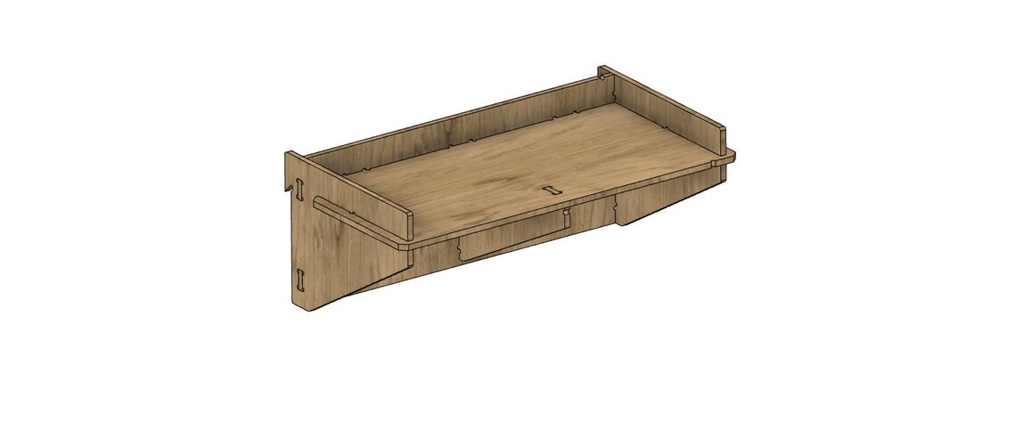 Large-sized Equipment Storage Rack DXF Files - French Cleat System ...