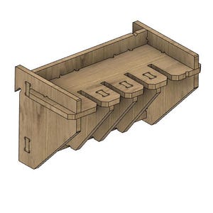 Large F-clamp Storage Rack DXF Files - French Cleat System (friction ...