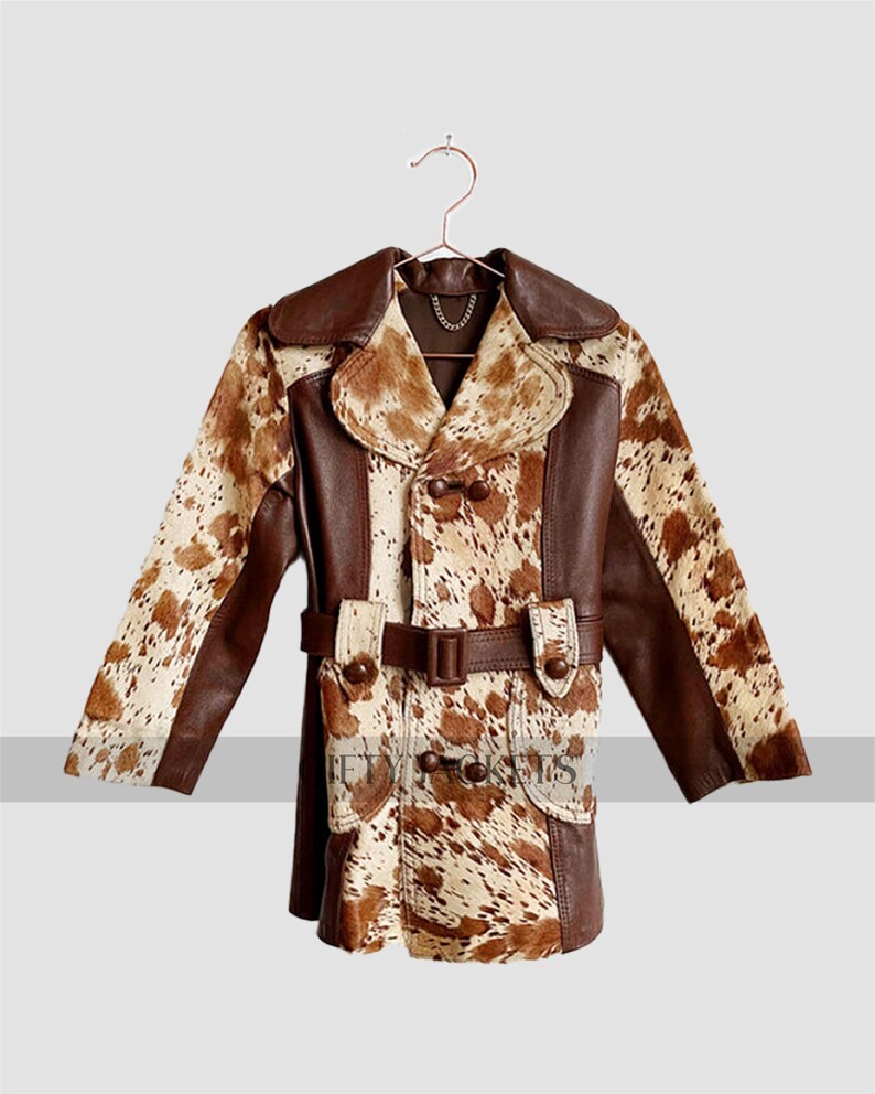 Custom Made Luxurious Cowgirl-inspired Trench Coat Handmade Hair on ...