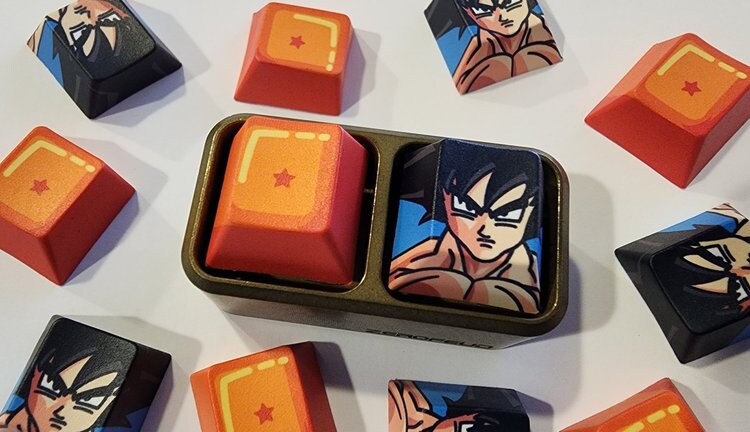 GOKU DRAGONBALL Z DBZ Cartoons Keycaps Set of 2, Artisan Keycap Custom ...