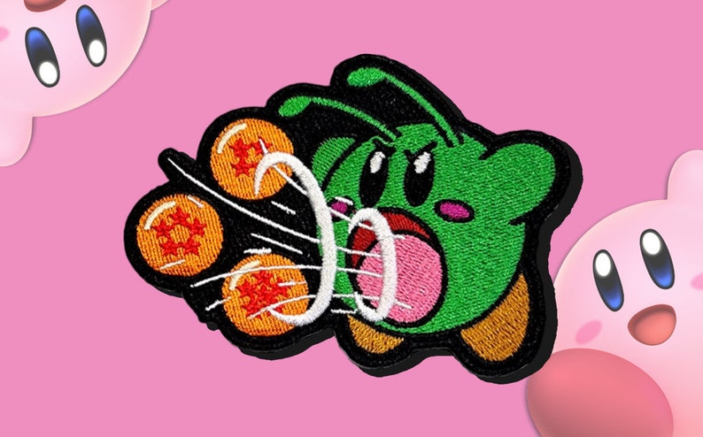 KIRBY piccolo DBZ Embroidered Velcro Patch Ranger Eyes, Custom Gamer ...