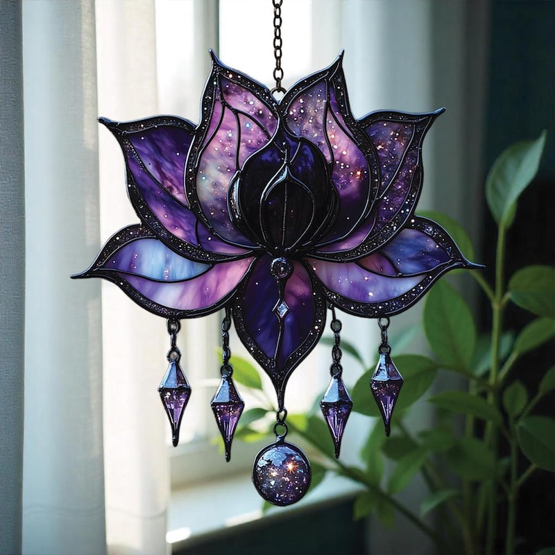 Lotus Acrylic Suncatcher - Etsy