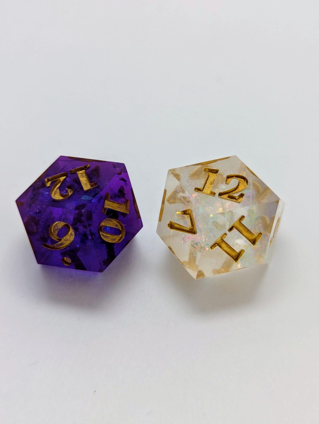 Daggerheart Resin Duality Hope and Fear D12s With Mystery Tokens - Etsy