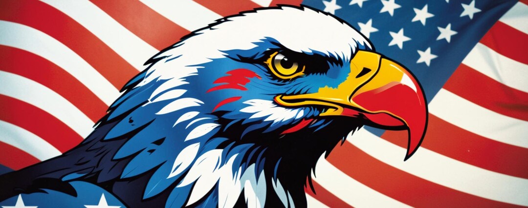 American Bald Eagle Mouse Pad XL,USA Flag Desk Pad,extended Big ...