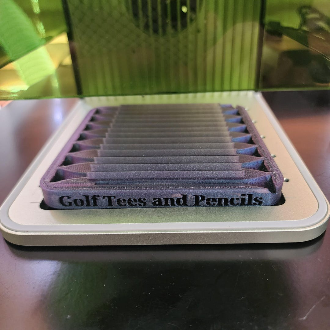 Xtool F1 Golf Tee and Pencil Jig 3D Print STL File - Etsy