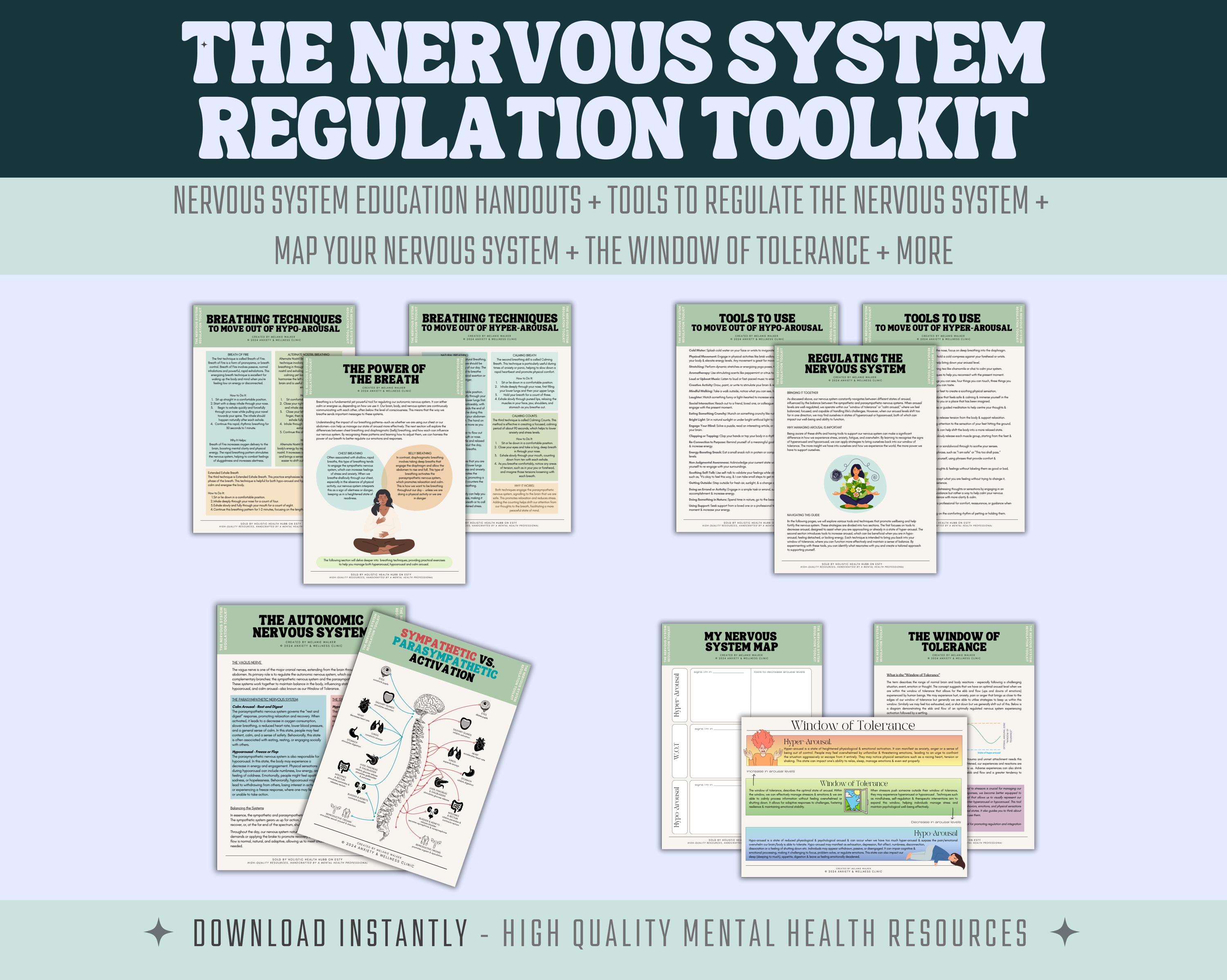 The Nervous System Regulation Toolkit Sympathetic and Parasympathetic ...