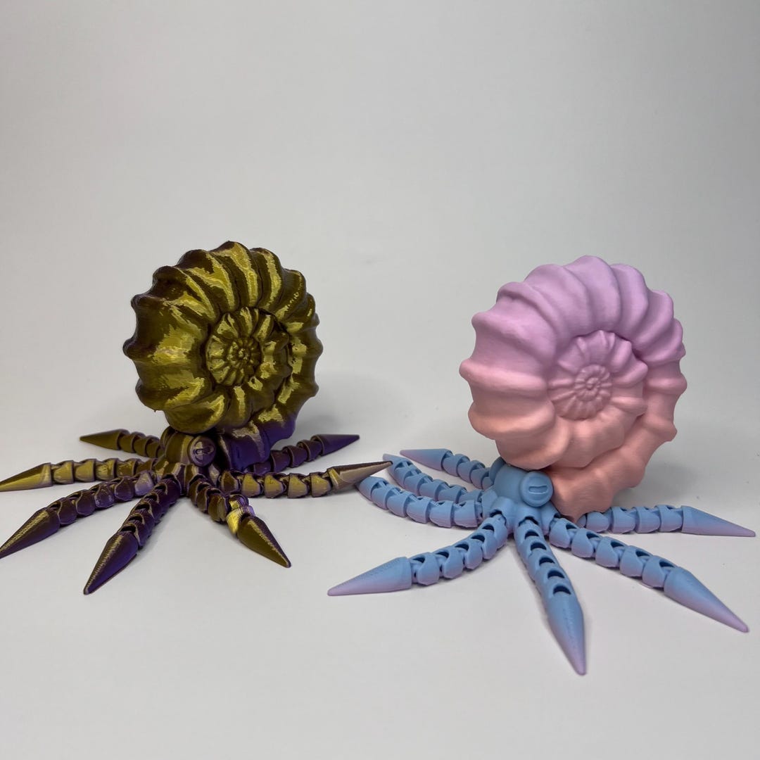 Articulated Ammonite, 3D Print - Etsy