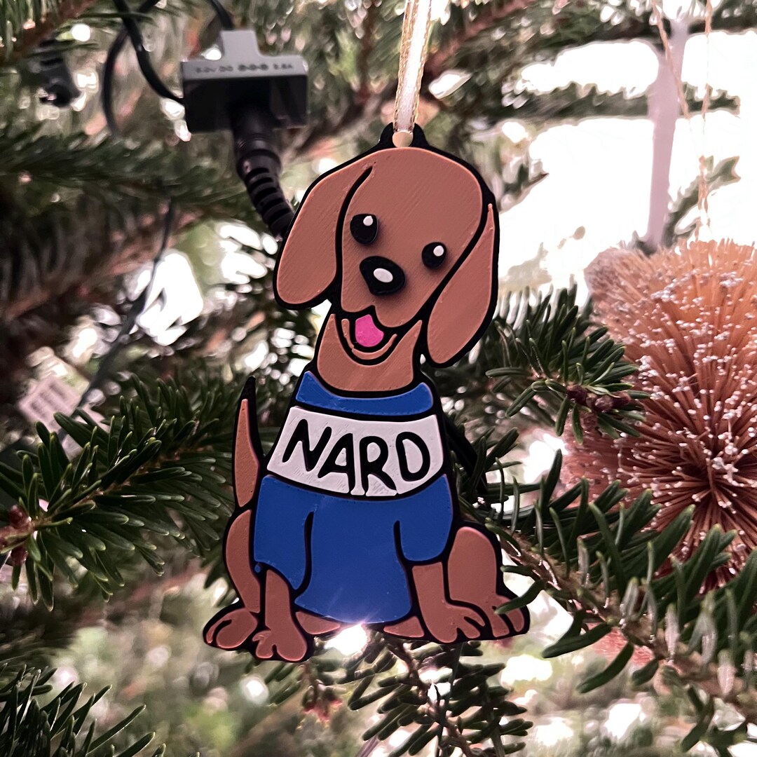 3D Printed Nard Dog Office Ornament - Etsy