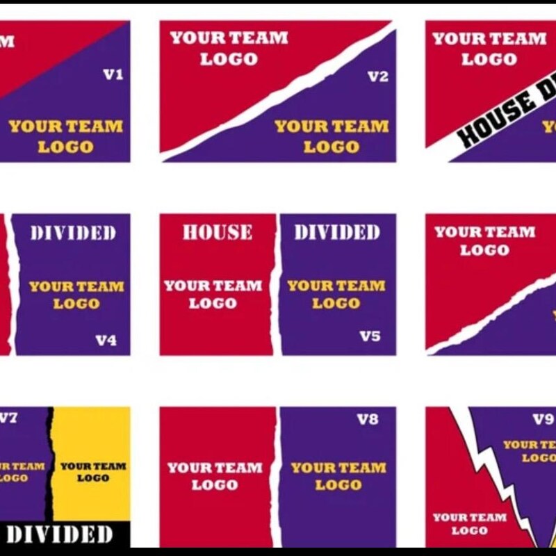 House Divided Nfl - Etsy