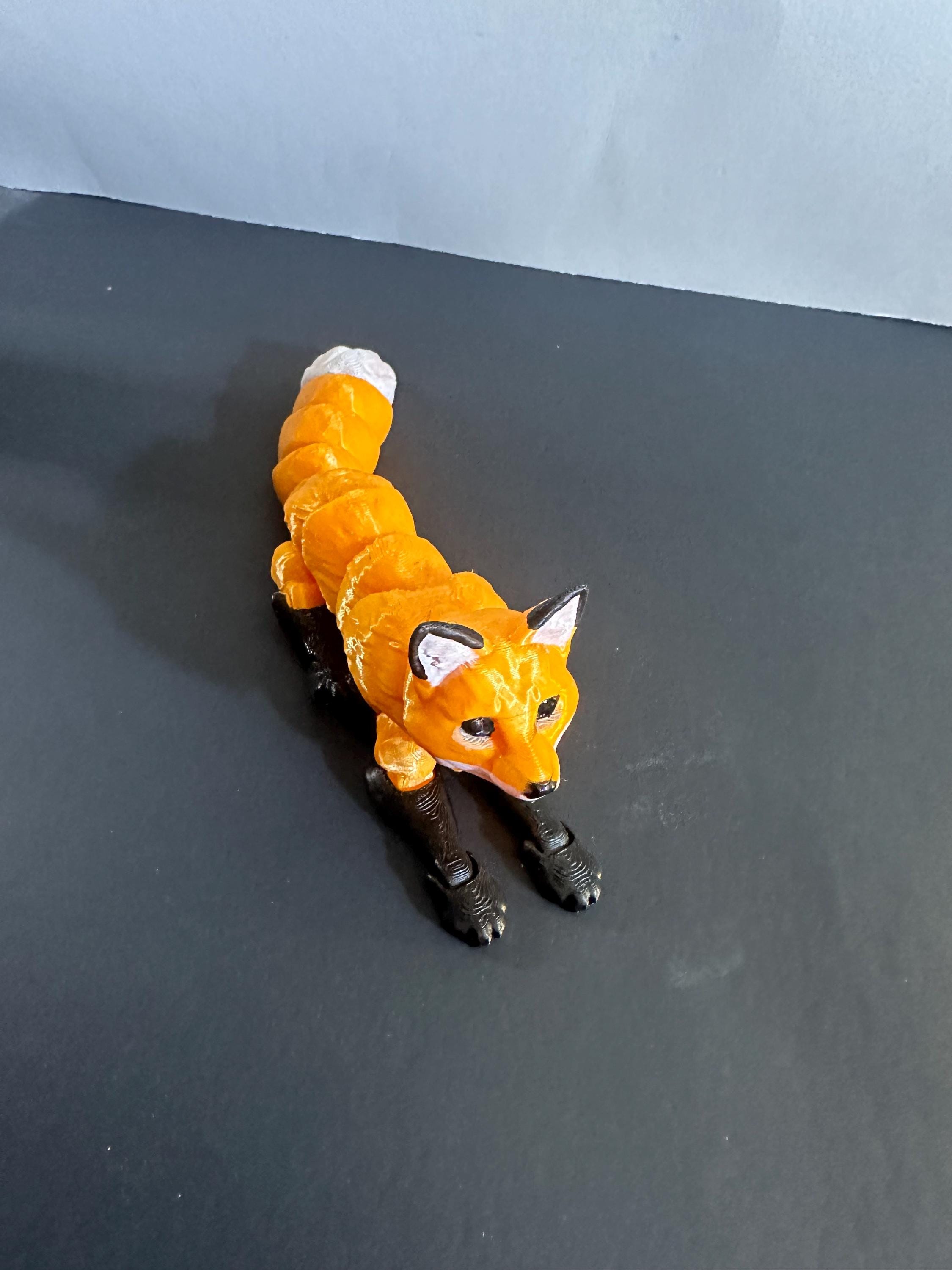 3D Printed Articulated Fox - Etsy