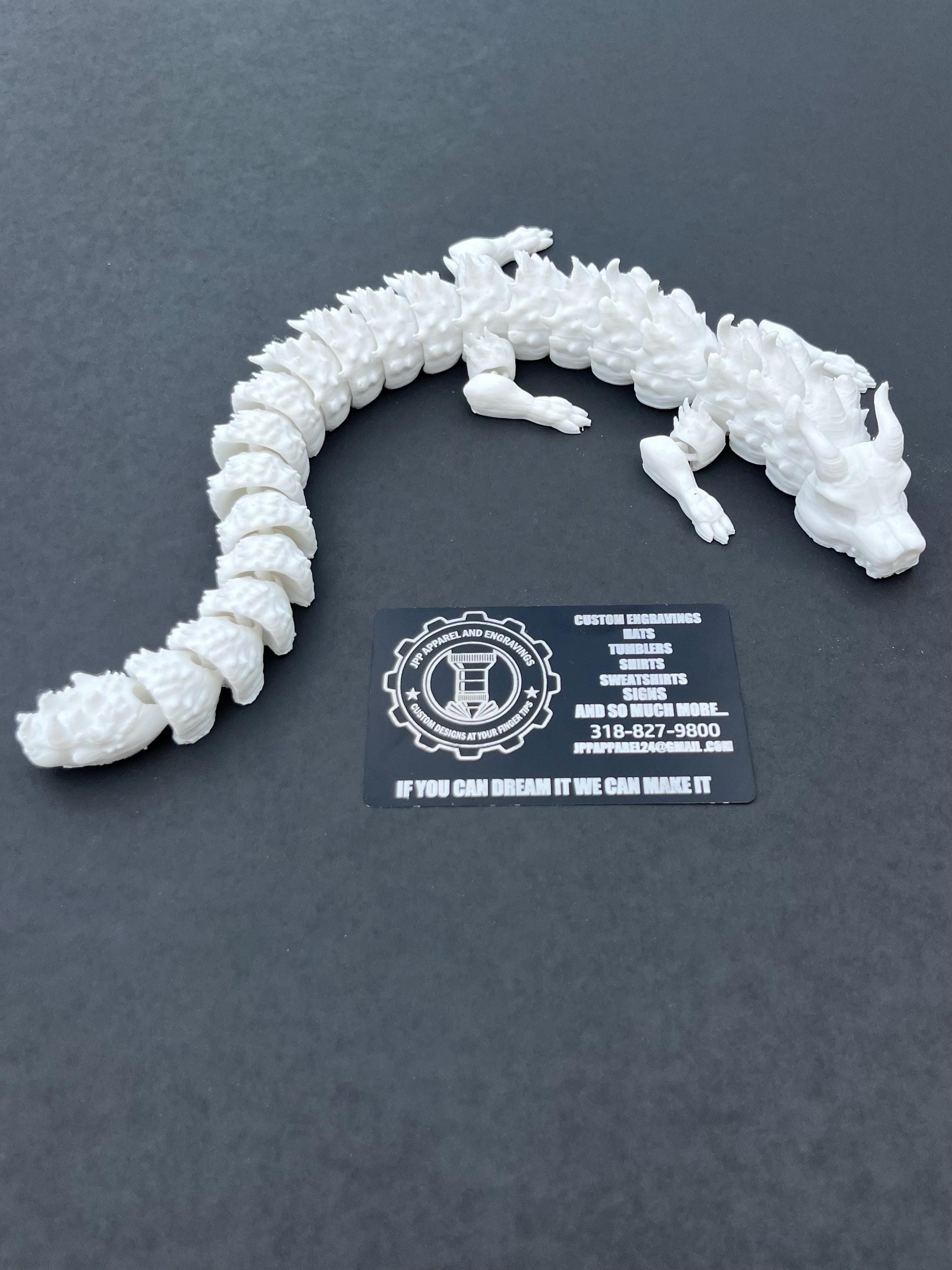 3D Printed Articulated Dragon - Etsy