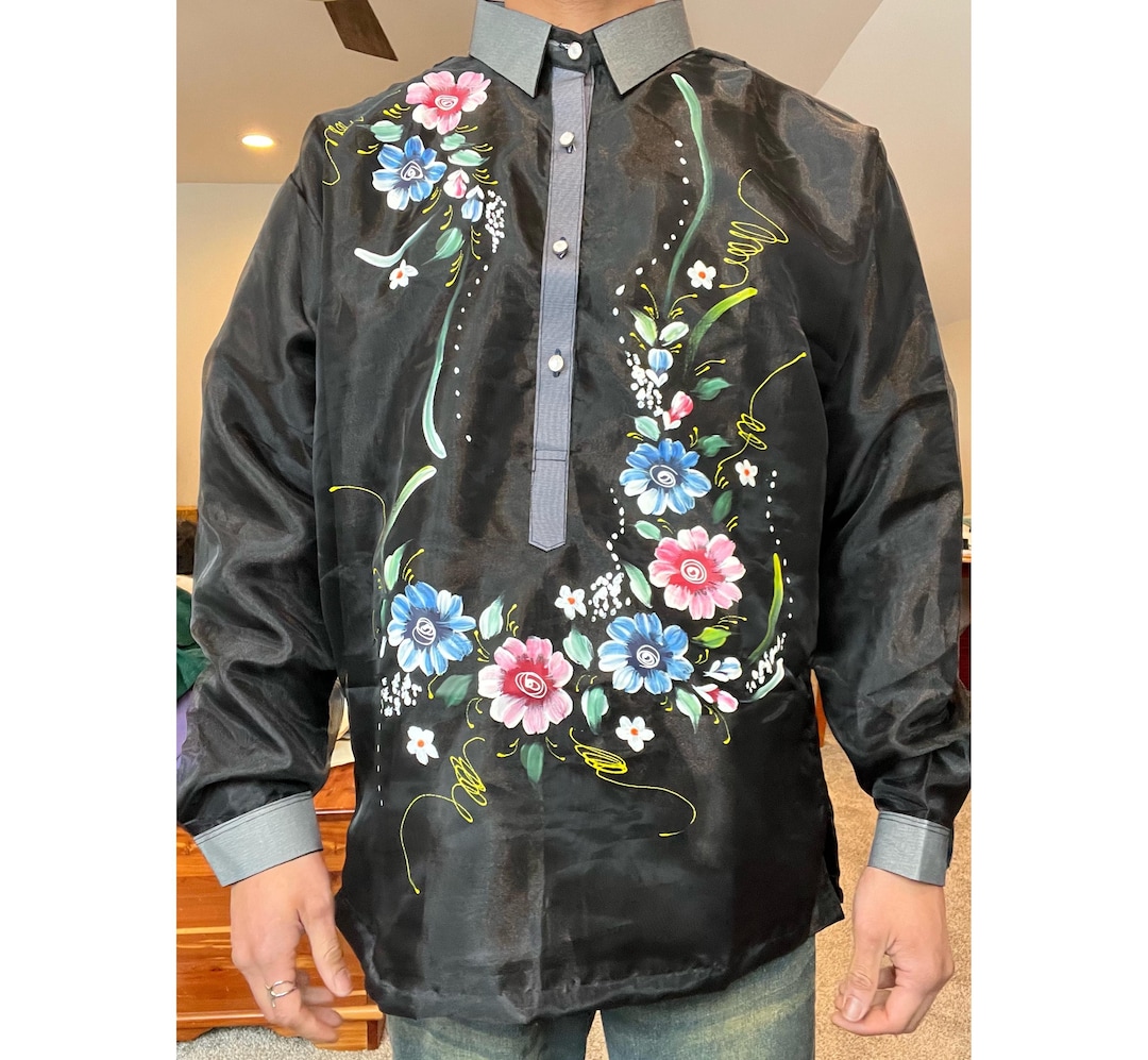 Hand Painted Barongs From the Philippines - Etsy