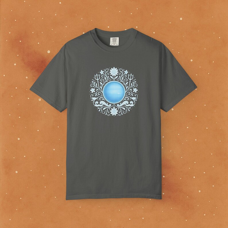 Neptune Mandala Comfort Colors T-shirt Boho Planet Shirt Celestial ...