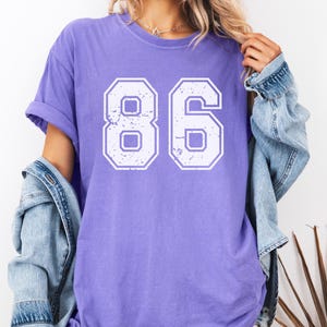 Jersey Number Shirt, Custom Number Shirt, Sports Number Shirt, Player ...