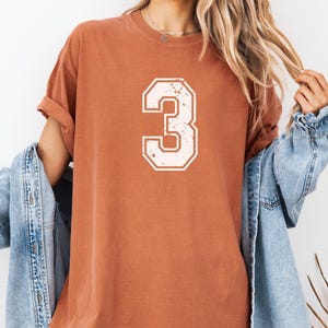 Jersey Number Shirt, Custom Number Shirt, Sports Number Shirt, Player ...