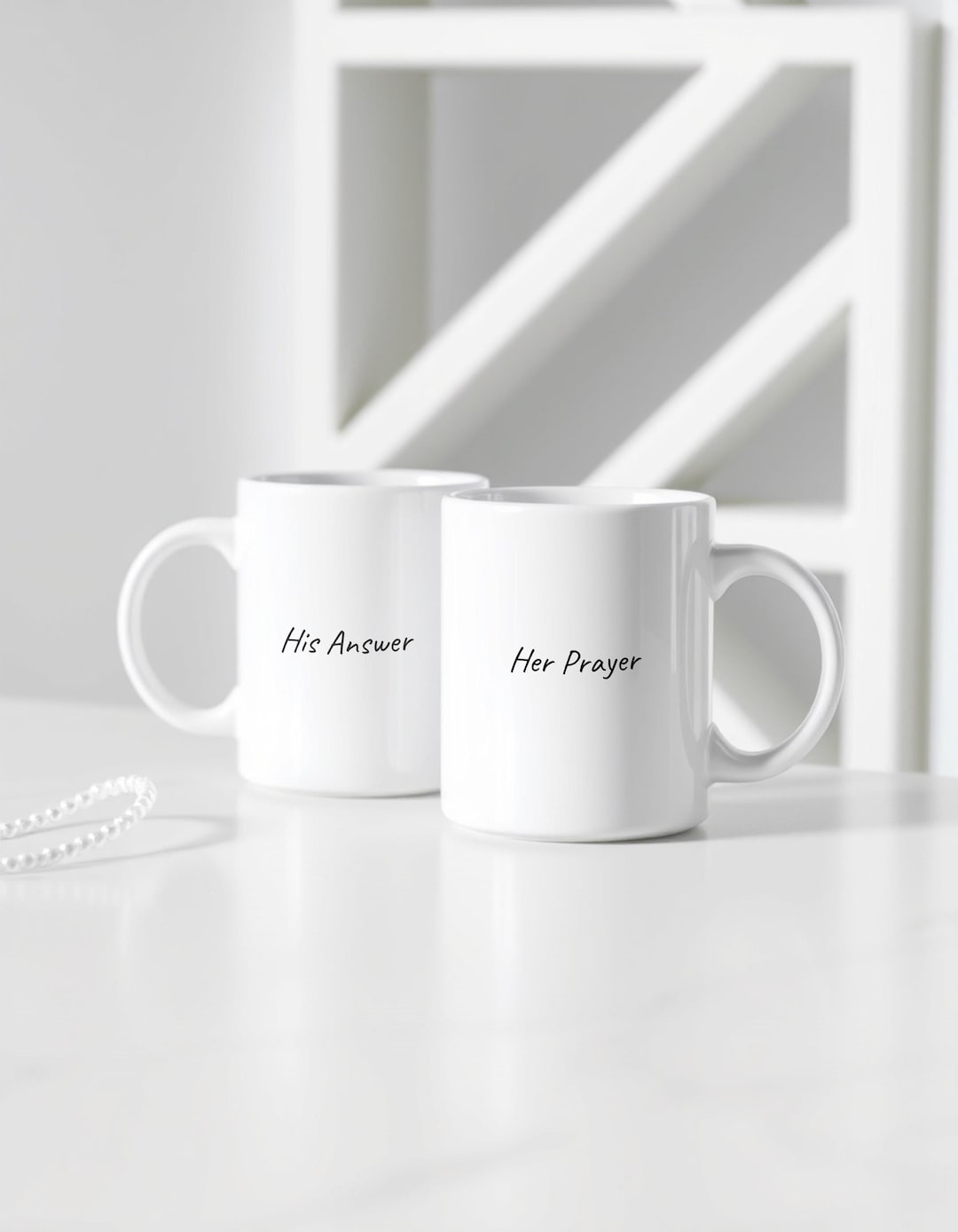 Her Prayer & His Answer Gift Set of Polished Islamic Couples Mugs - Etsy