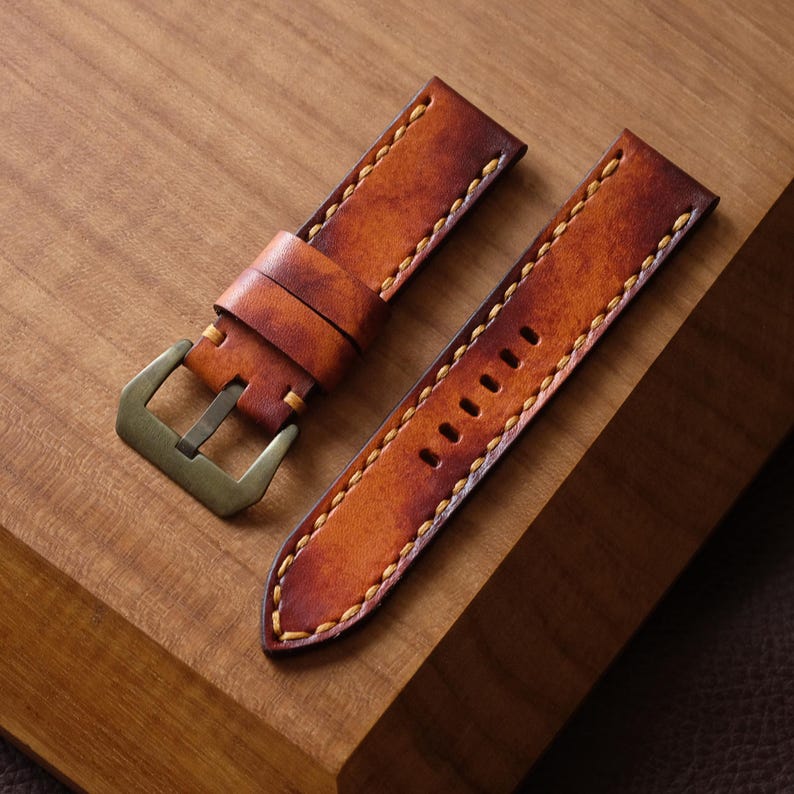 Watch Strap " RICK II " Vintage Style Watch Strap 18mm 20mm 22mm 24 Mm ...