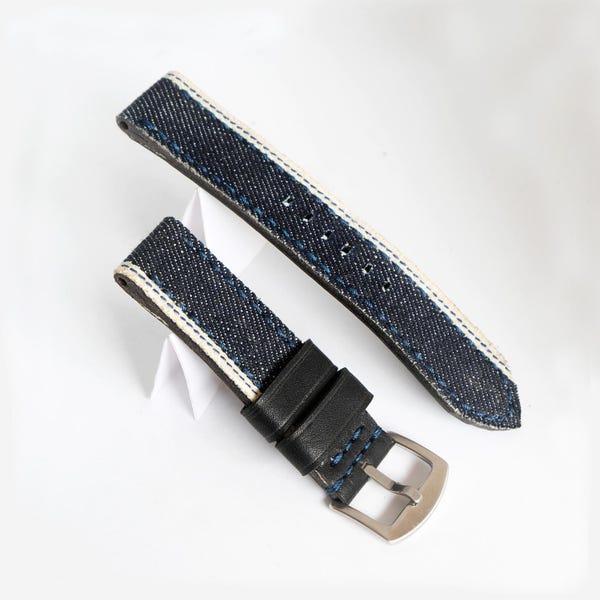 Denim Watch Strap - Etsy