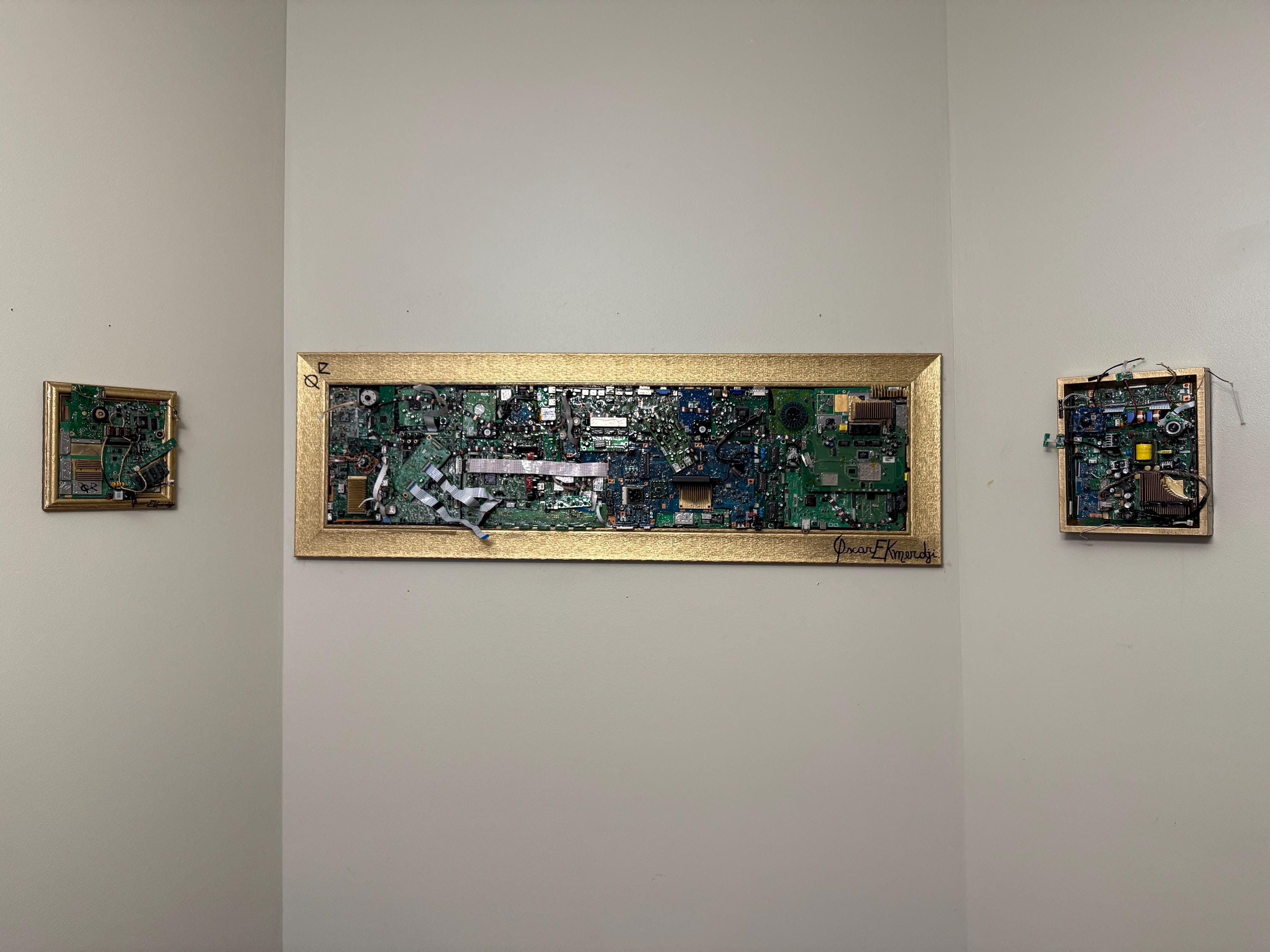 Futuristic Circuit Board Art With LED Lights - Etsy