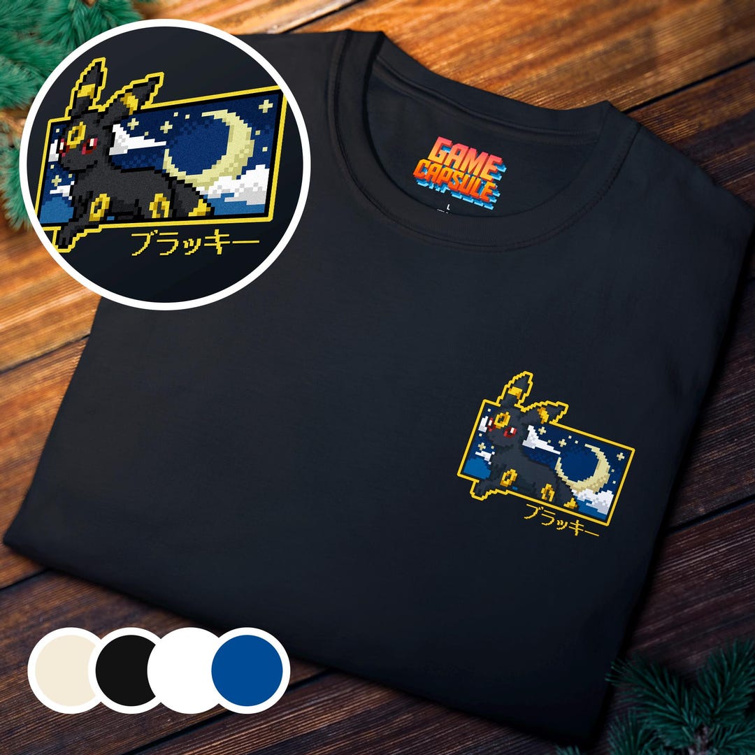 Handcrafted Artwork Pixel Art Shirt: Gamer Anime Tee for Adults & Kids ...